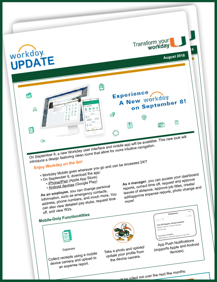 Current Issue | Workday | University of Miami